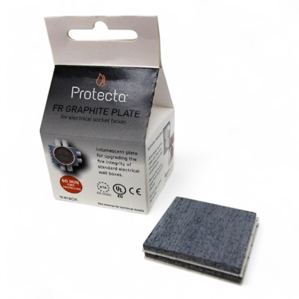 Protecta FR Graphite Plate 45x45mm – Pack of 10 | FirePro Plus