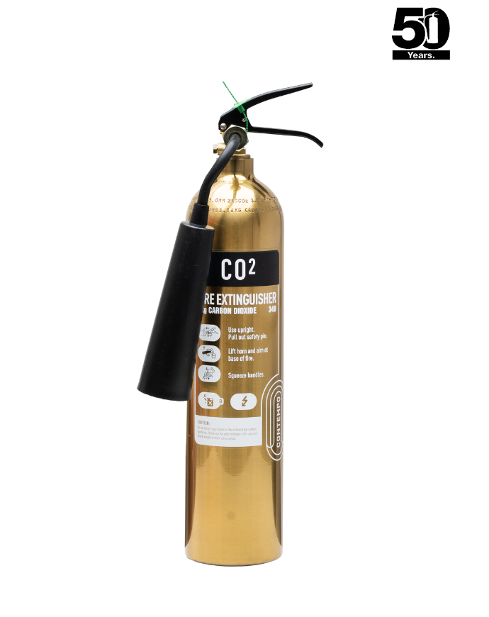 Contempo Gold CO₂ Fire Extinguisher – 2kg & 5kg | UKCA Approved ...