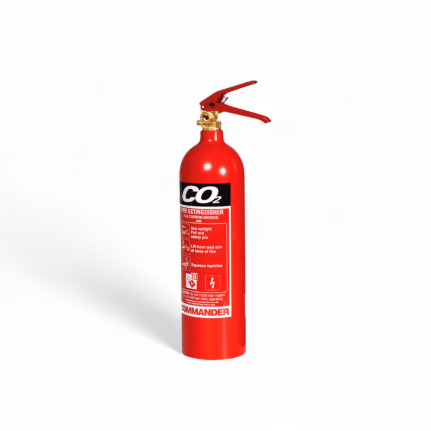 Commander Renovate 2kg CO₂ Fire Extinguisher | Class B & Electrical ...